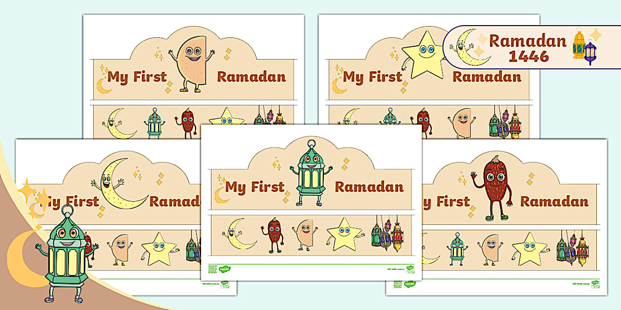 My First Ramadan Crown (teacher made) - Twinkl