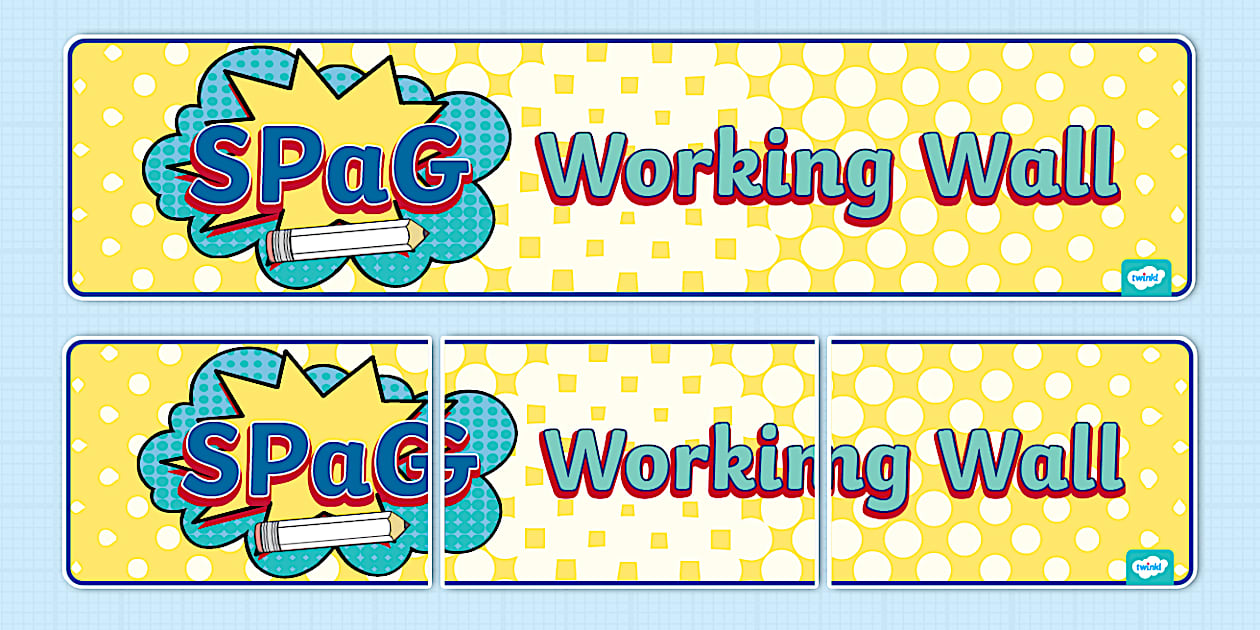 👉 SPaG Working Wall (teacher made) - Twinkl