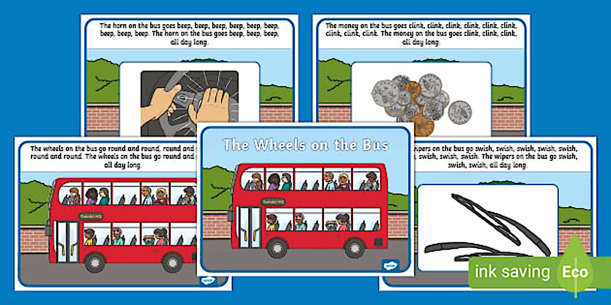The Wheels on the Bus Sequencing Posters (teacher made)