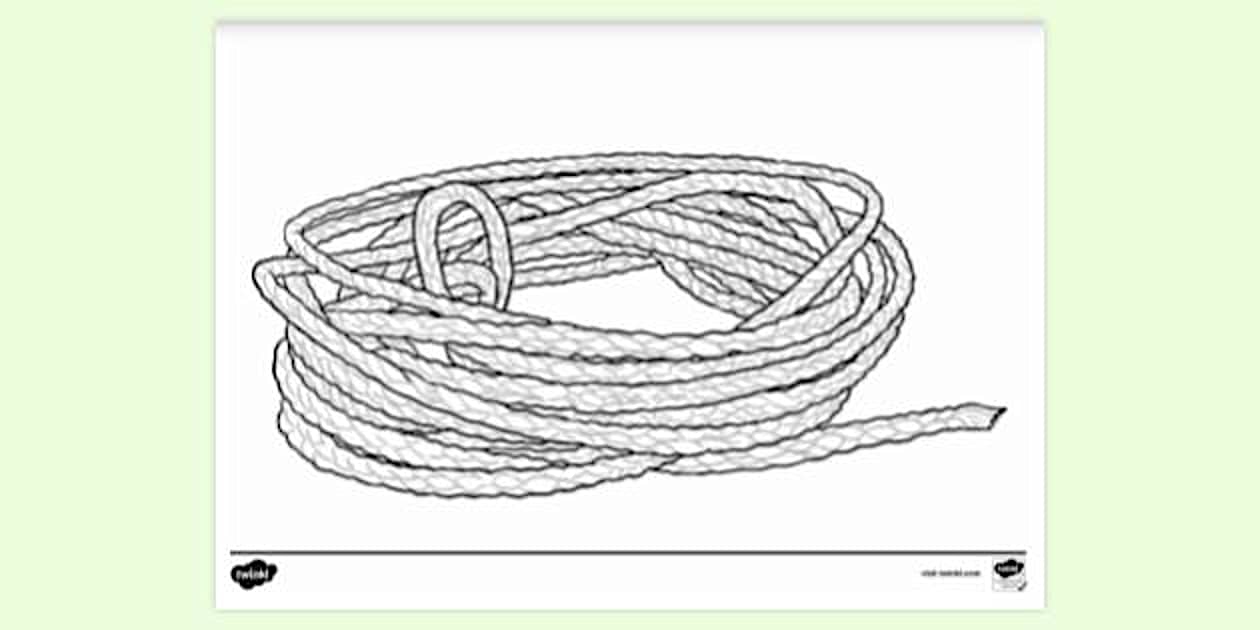 Flax Rope Colouring | Colouring Sheets (teacher made)