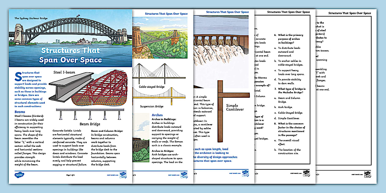 Structures That Span Over Space (Teacher-Made) - Twinkl