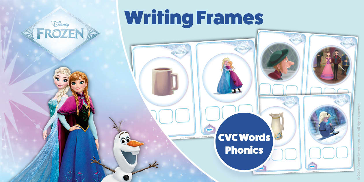 Frozen: CVC Word Frames
