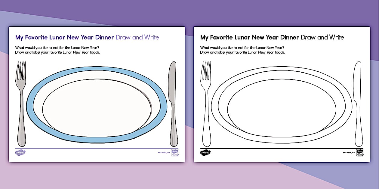 Lunar New Year Dinner | Lunar New Year | Twinkl USA - Twinkl