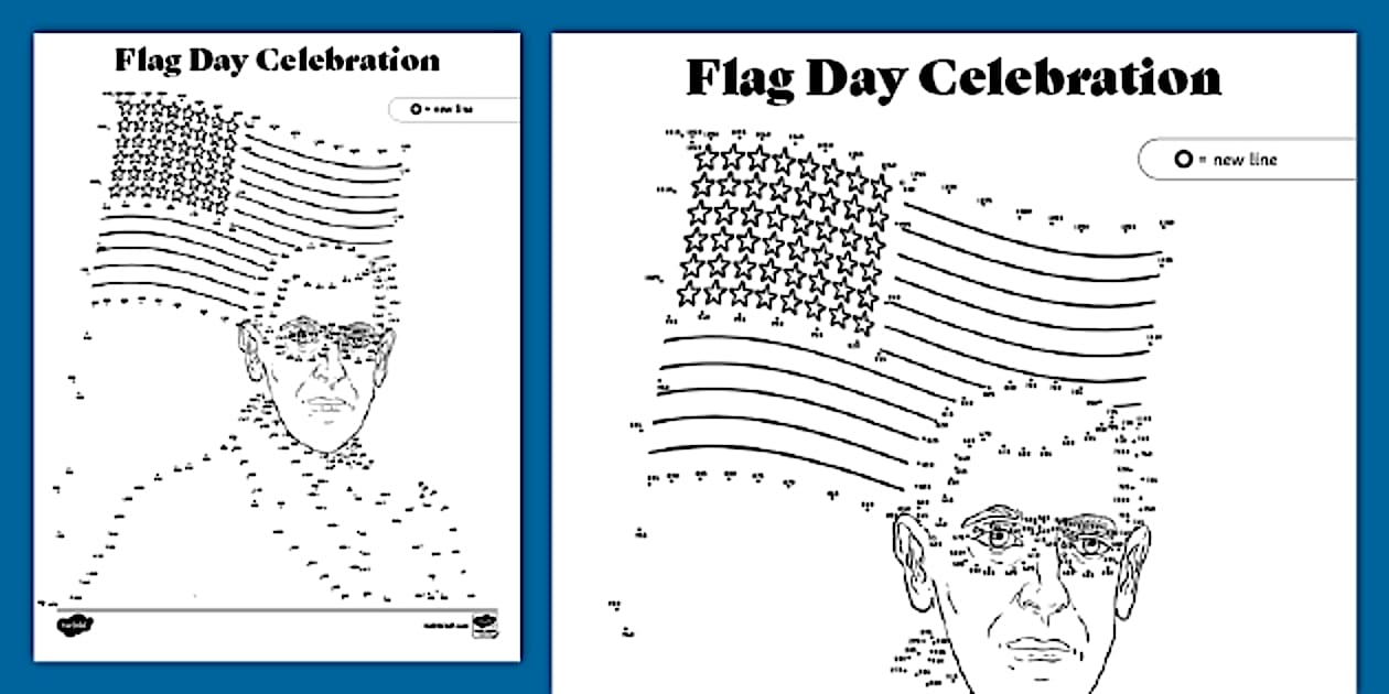 Flag Day Skip Counting Worksheet | Flag Day USA | Twinkl USA