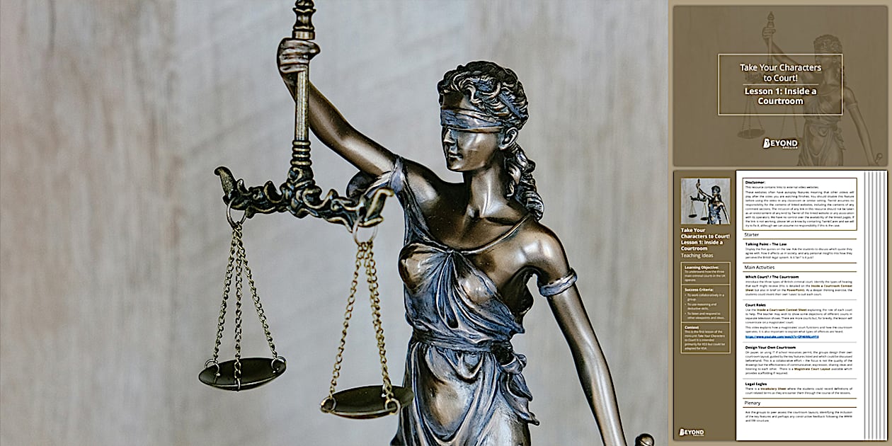 Take Your Characters to Court Lesson 1: Inside a Courtroom