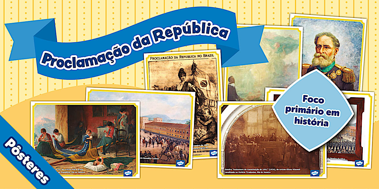 Imagens da Proclamação da República
