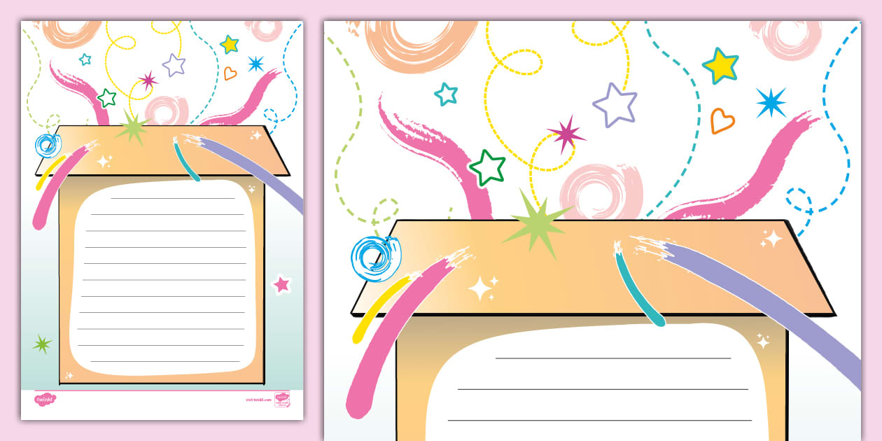 Magic Box Shape Poem Template - Twinkl Templates - Twinkl