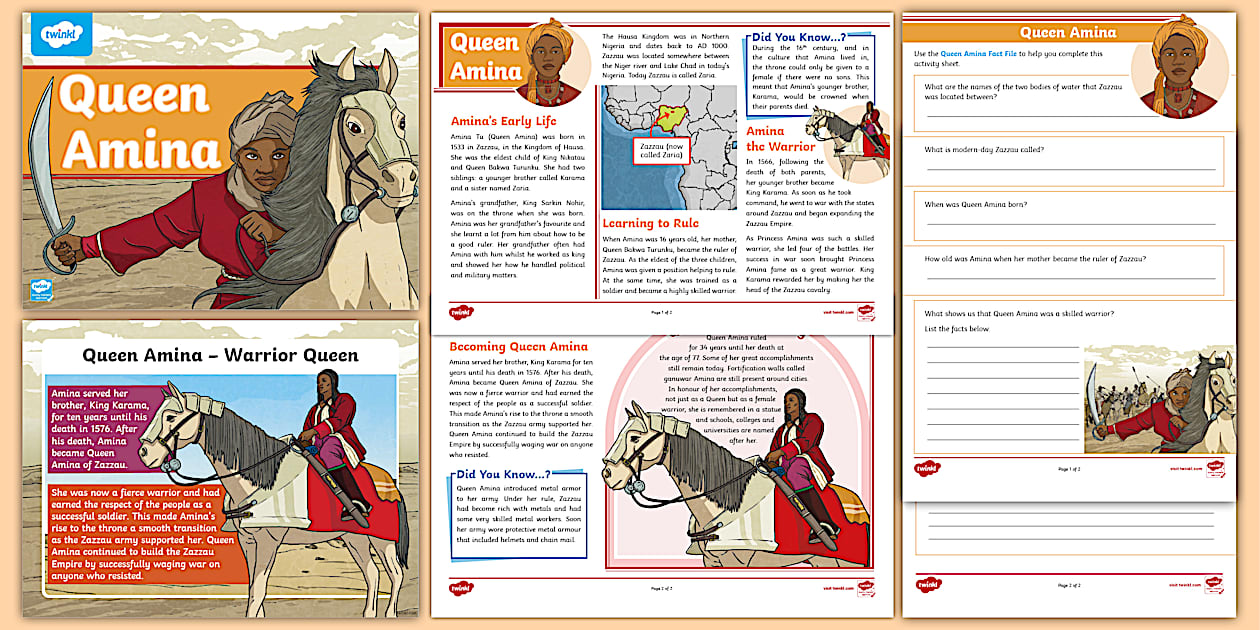 Queen Amina Teaching Pack KS2 (teacher made) - Twinkl
