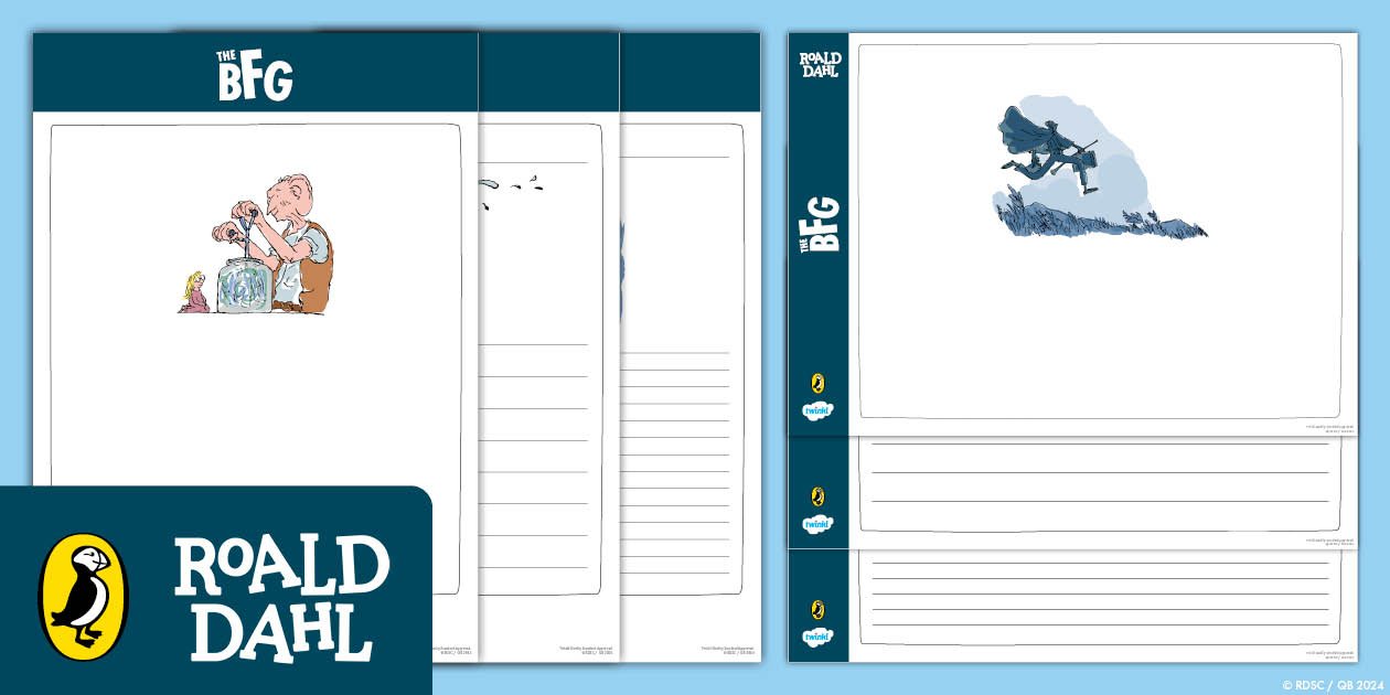 FREE! - The BFG: Writing Frames [Ages 7-9] - Twinkl