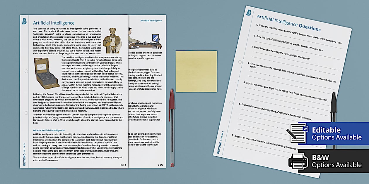 Artificial Intelligence Reading Comprehension | Beyond