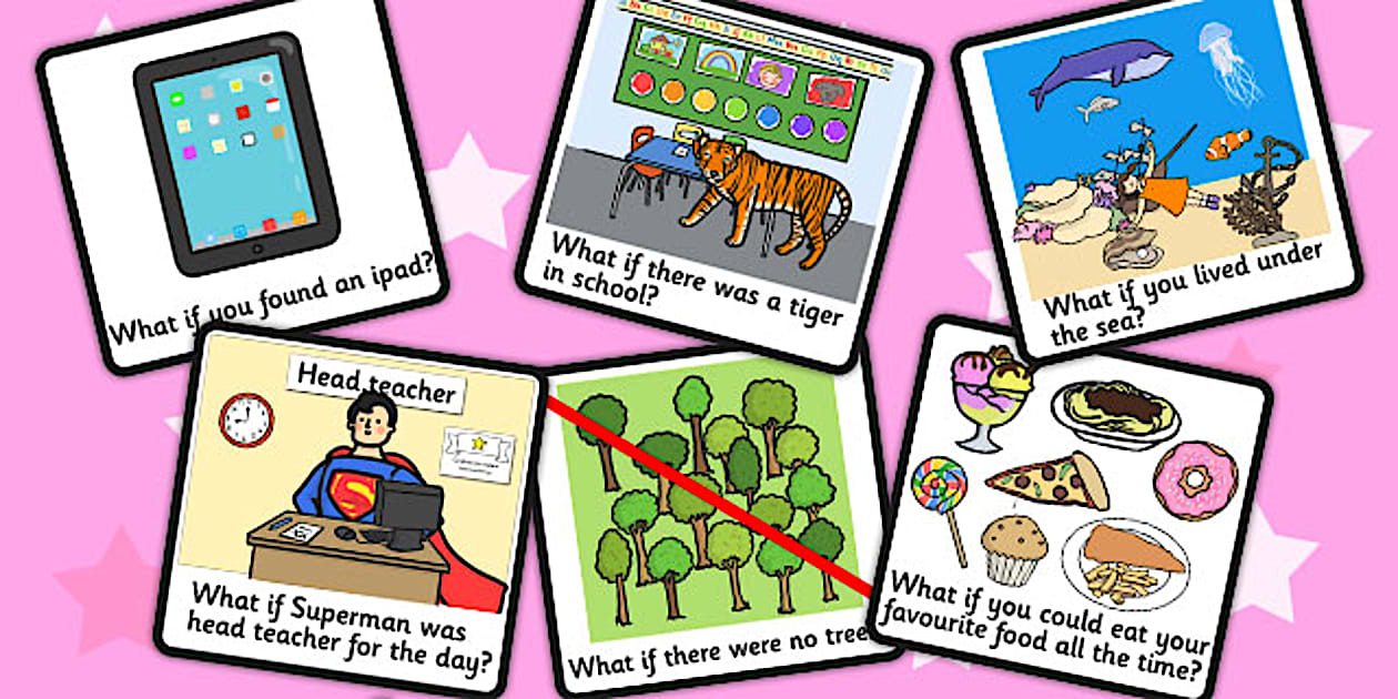 What If Conversation Visual Support Cards (teacher made)