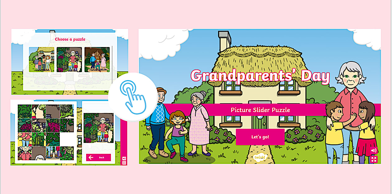 Grandparents Day Puzzle Game | Fun & Educational Activity