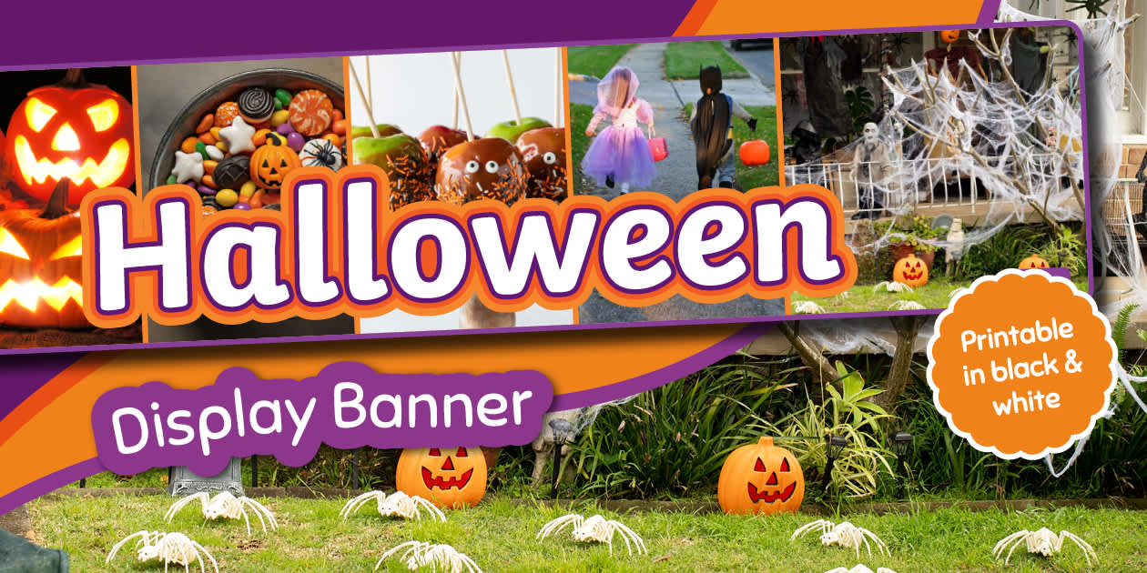 Halloween Display Banner