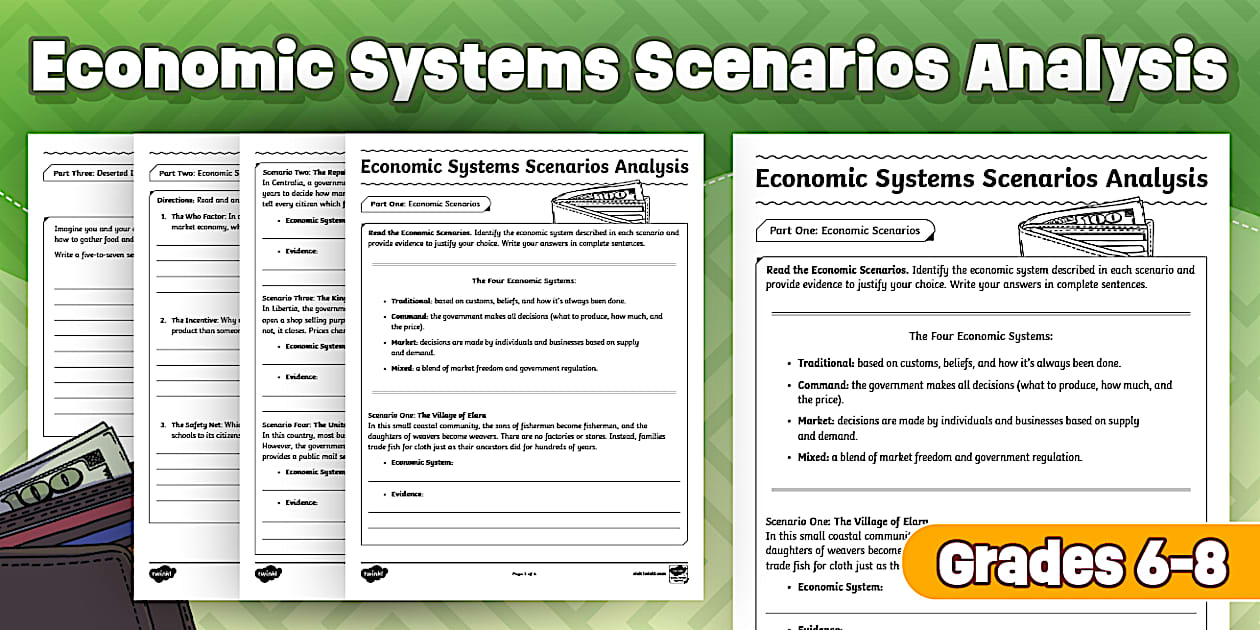 Economic Systems Scenarios Analysis Worksheet