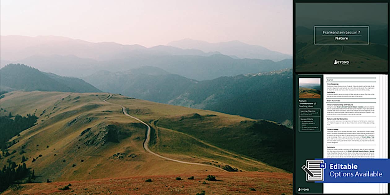 Frankenstein and Nature in Chapter 6 | Lesson Pack 7