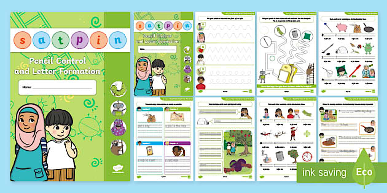 SATPIN Pencil Control and Letter Formation Activity Booklet