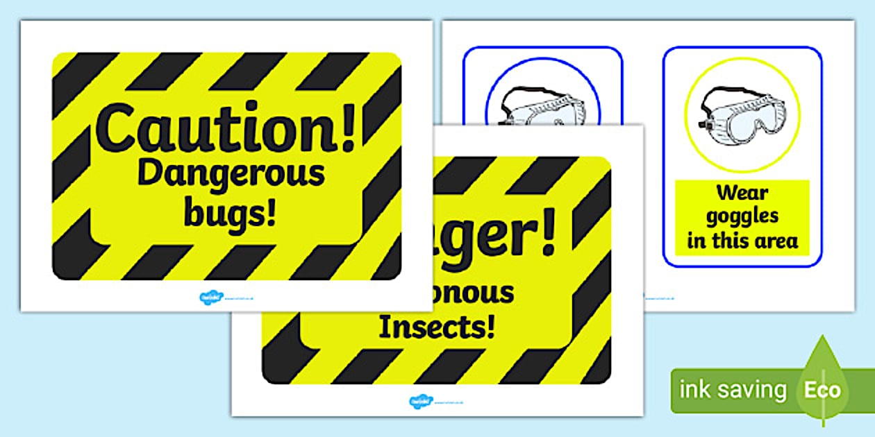 Minibeasts Investigation Lab Role Play Role Play Signs