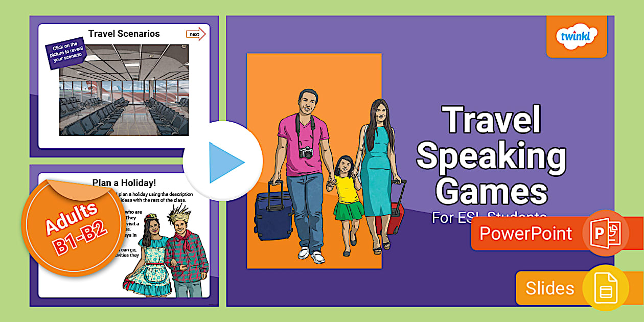 ESL Travel Games | Travel Vocabulary ESL | Twinkl - Twinkl