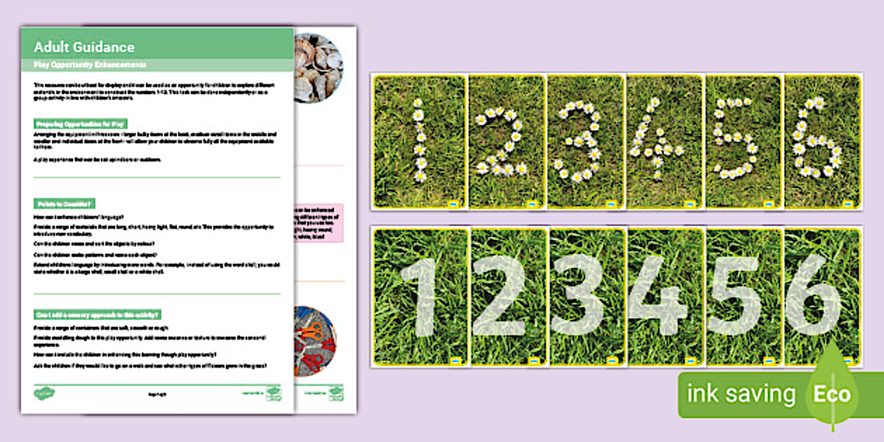 Daisy Display and Play - Numbers 1-10 (teacher made)