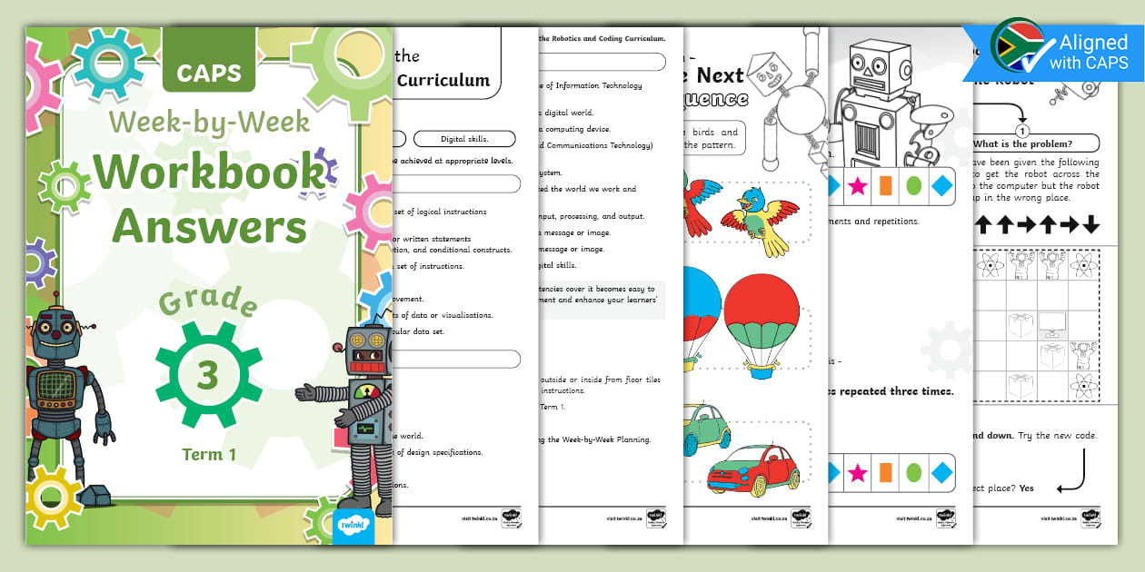 Grade 3 - Robotics and Coding- Workbook Answer Booklet