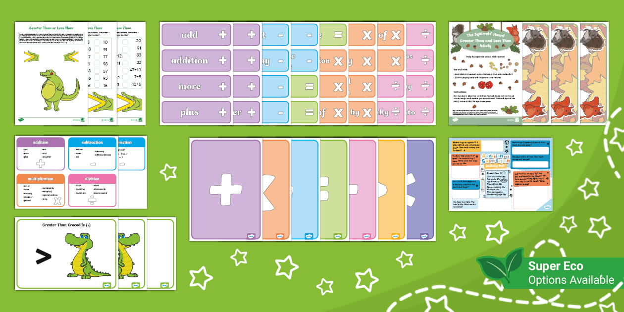Mathematical Signs Activity Pack (teacher made) - Twinkl