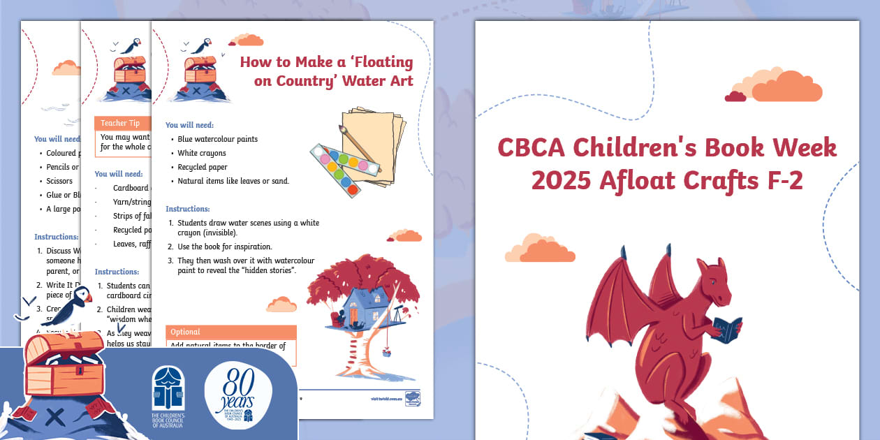 FREE! - CBCA Book Week 2025 Floating Crafts Pack - Events