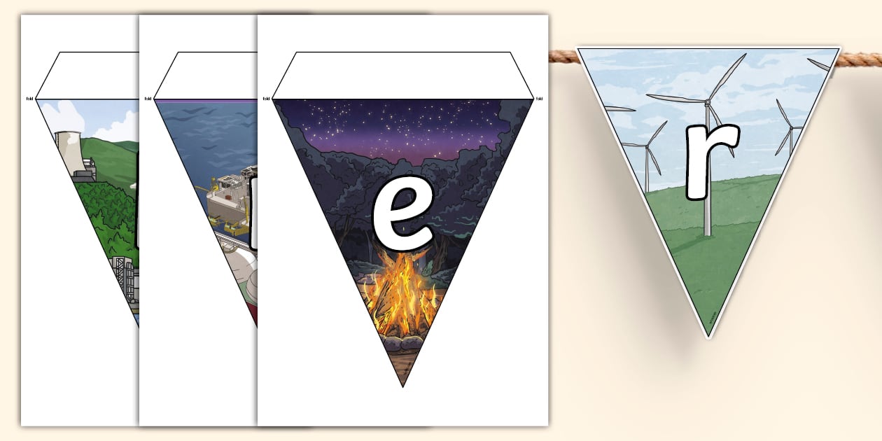 Bunting: Energy Around Us (teacher made) - Twinkl