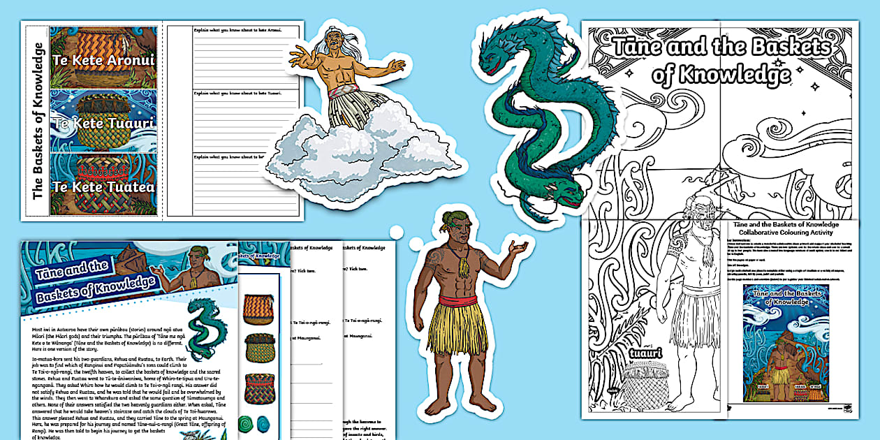 Tāne and the Baskets of Knowledge Pack (teacher made)