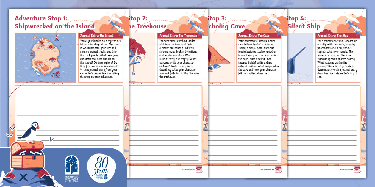 CBCA Children's Book Week 2025: Character Travel Journal Pack