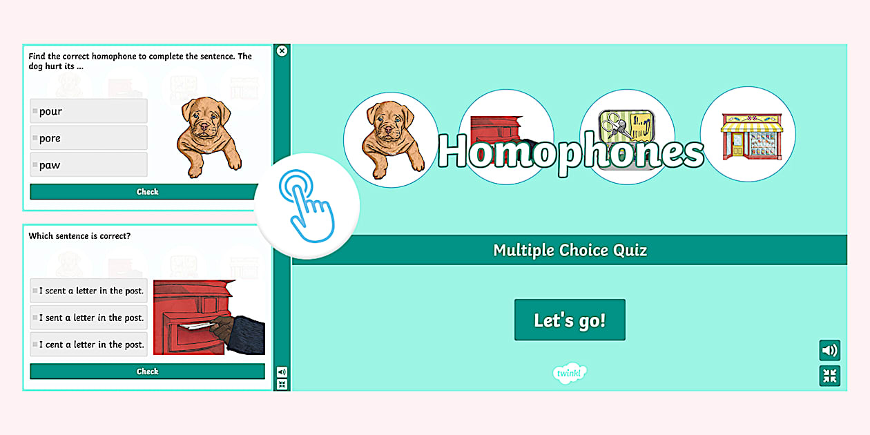 Homophones Interactive Quiz - KS2 (teacher made) - Twinkl
