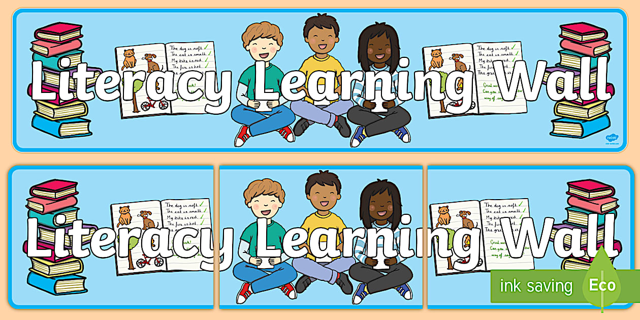 👉 Literacy Learning Wall Display Banner (teacher made)