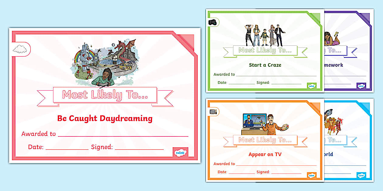 KS2 Funny End of Year Certificates (Teacher-Made) - Twinkl