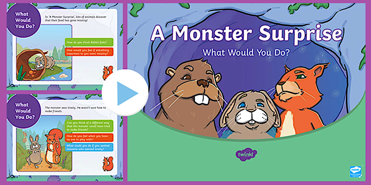 A Monster Surprise PSHE PowerPoint (teacher made) - Twinkl