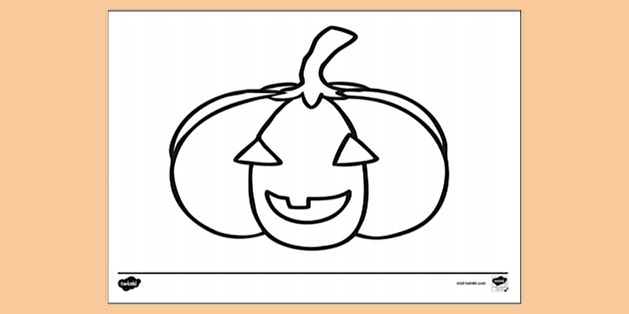 Halloween Colouring Pages For Toddlers | Colouring Sheets