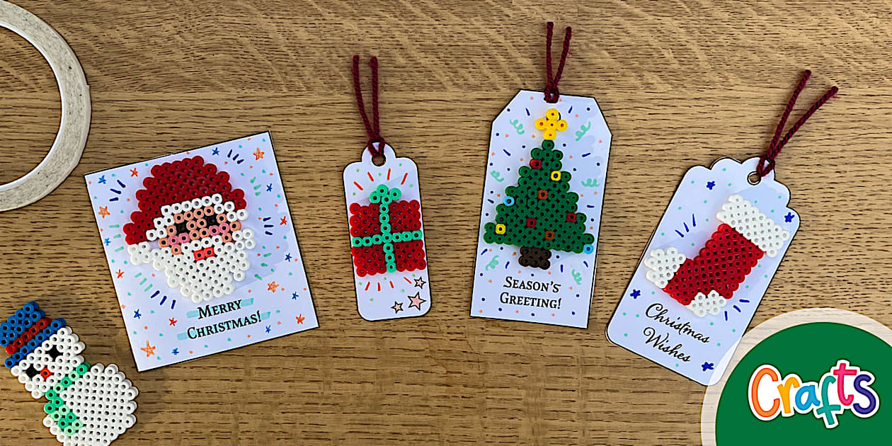 Christmas Fuse Bead Gift Pack (Teacher-Made) - Twinkl