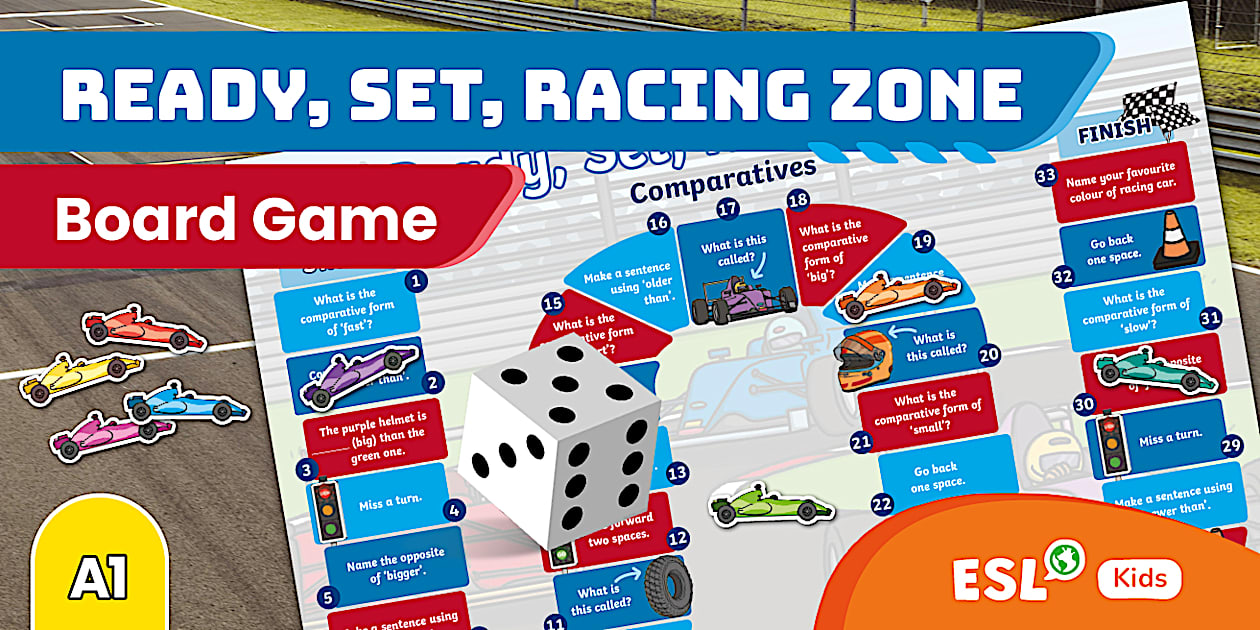 ESL Comparatives Board Game - Level 3