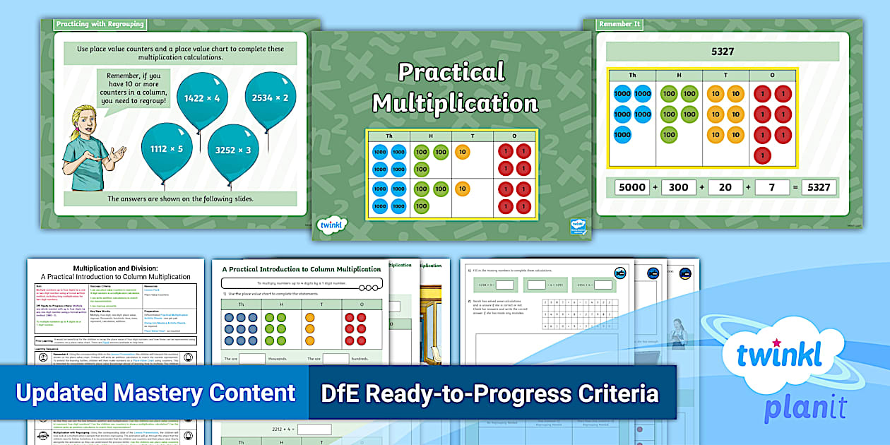 👉 PlanIt Maths Y5 Multiplication and Division Lesson Pack Practical