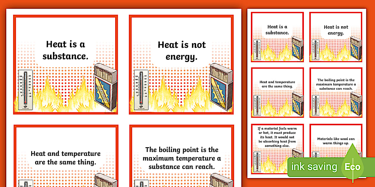 Heat Discussion Cards | Year 3 Physical Sciences | Twinkl