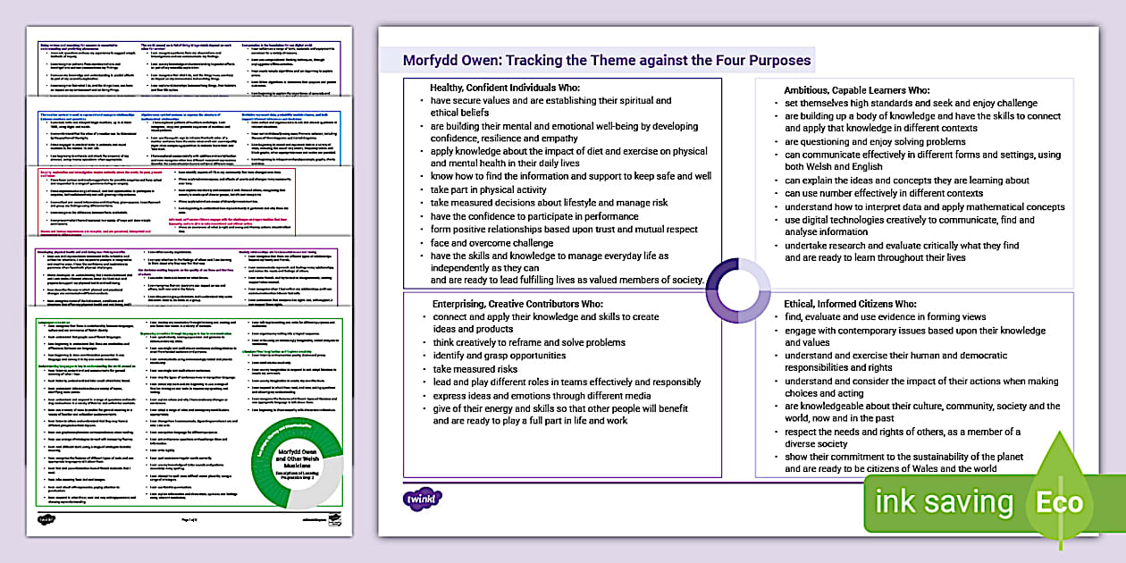 Morfydd Owen: CfW Tracking Mind Map (teacher made) - Twinkl