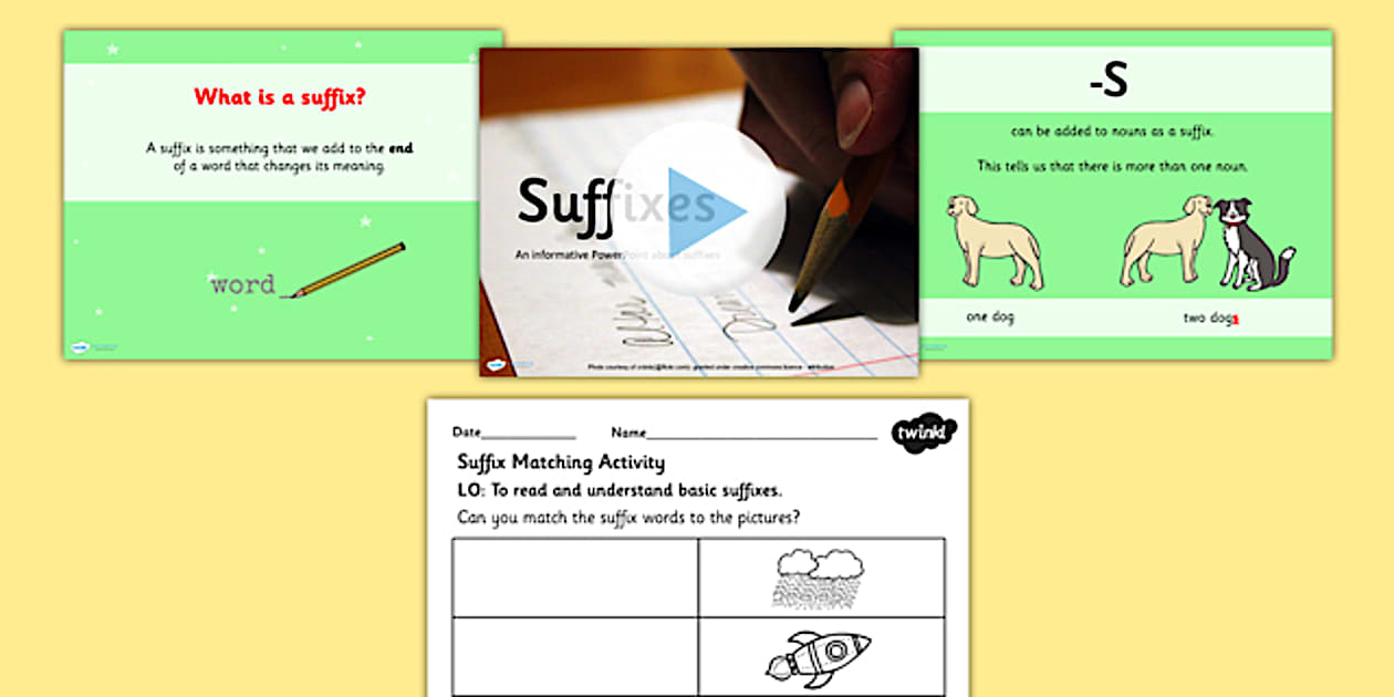 Year 1: KS1 Adding Suffixes Teaching Pack (teacher made)