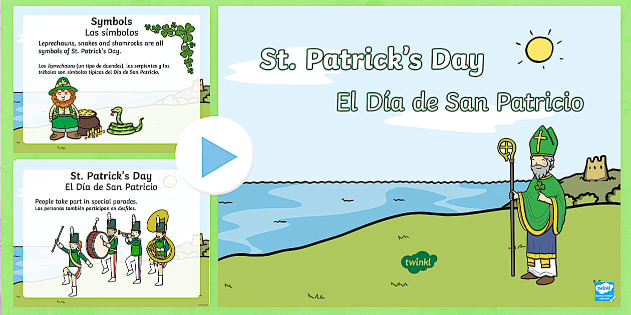 When Is St. Patrick's Day? PowerPoint English/Spanish