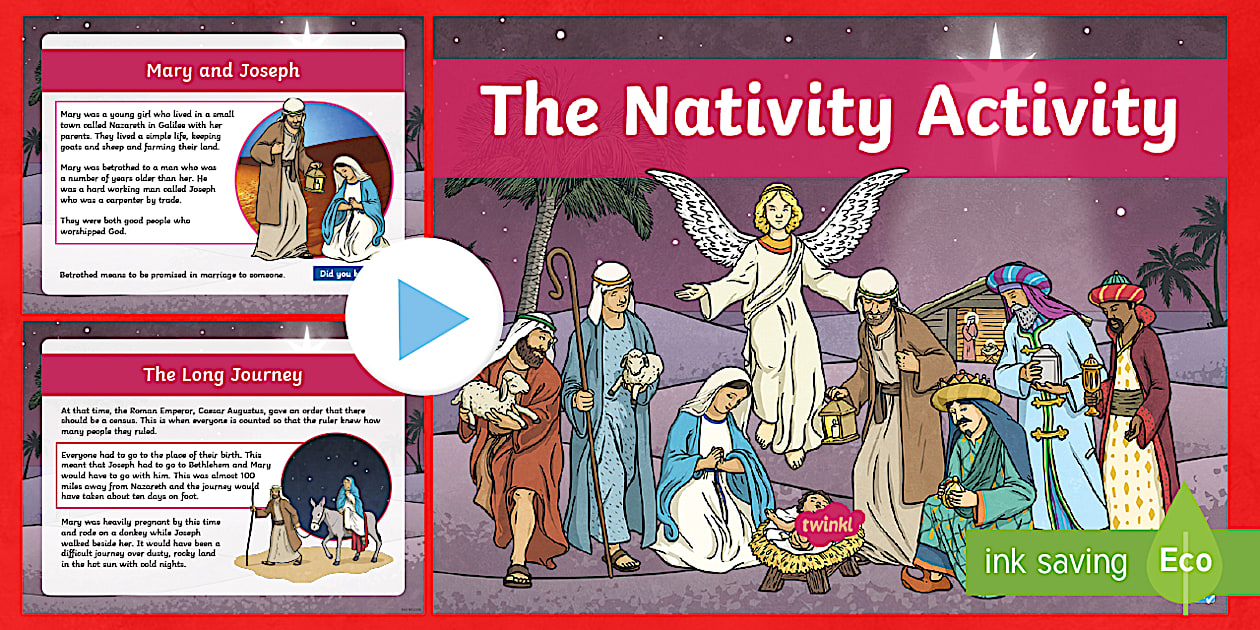 KS2 The Nativity Activity PowerPoint - Twinkl