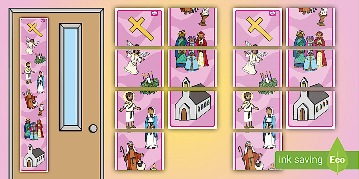 Christianity Vertical Door Banner (Teacher-Made) - Twinkl