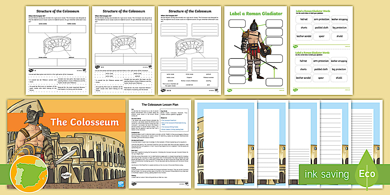 The Colosseum Lesson Pack | Twink Resources (teacher made)