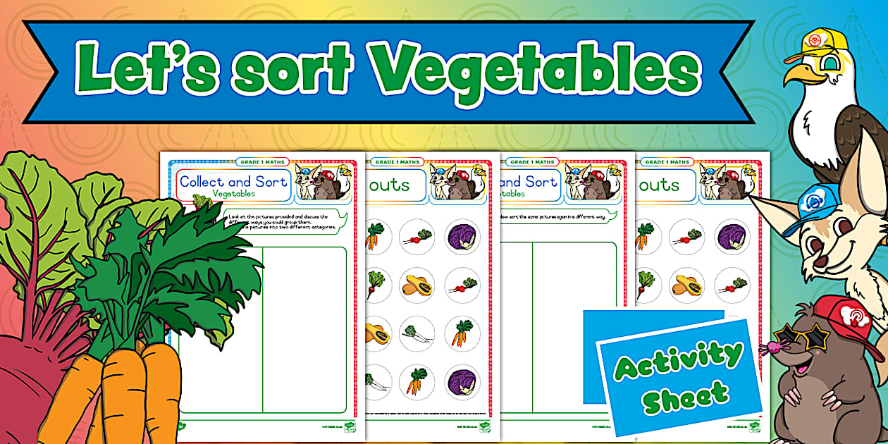Grade 1 Maths - Term 1- Data Handling - Collect and Sort Worksheet ...