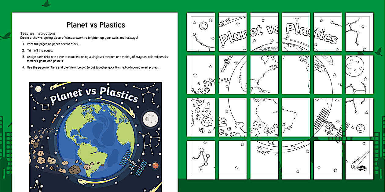 Earth Day Collaborative Poster | Earth Day | Twinkl USA