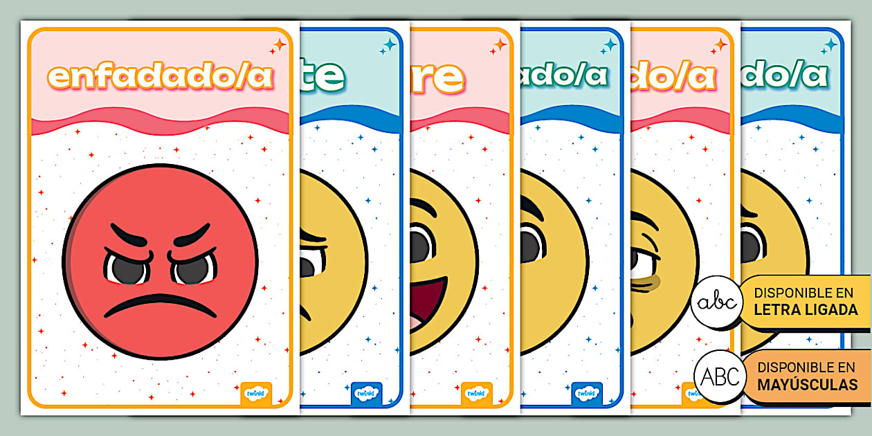 Carteles para asamblea: Mis emociones - Espacio - Twinkl