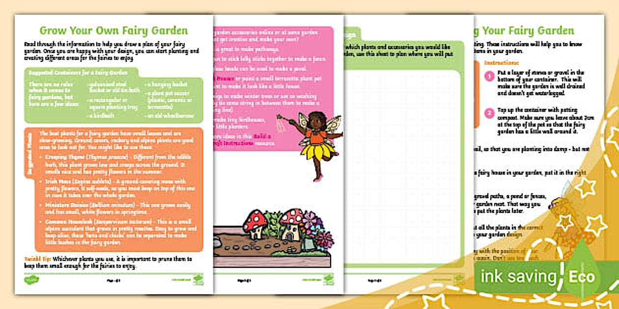 Grow Your Own Fairy Garden (teacher made) - Twinkl