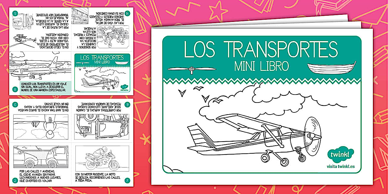 Minilibro: Los transportes (Hecho por educadores) - Twinkl