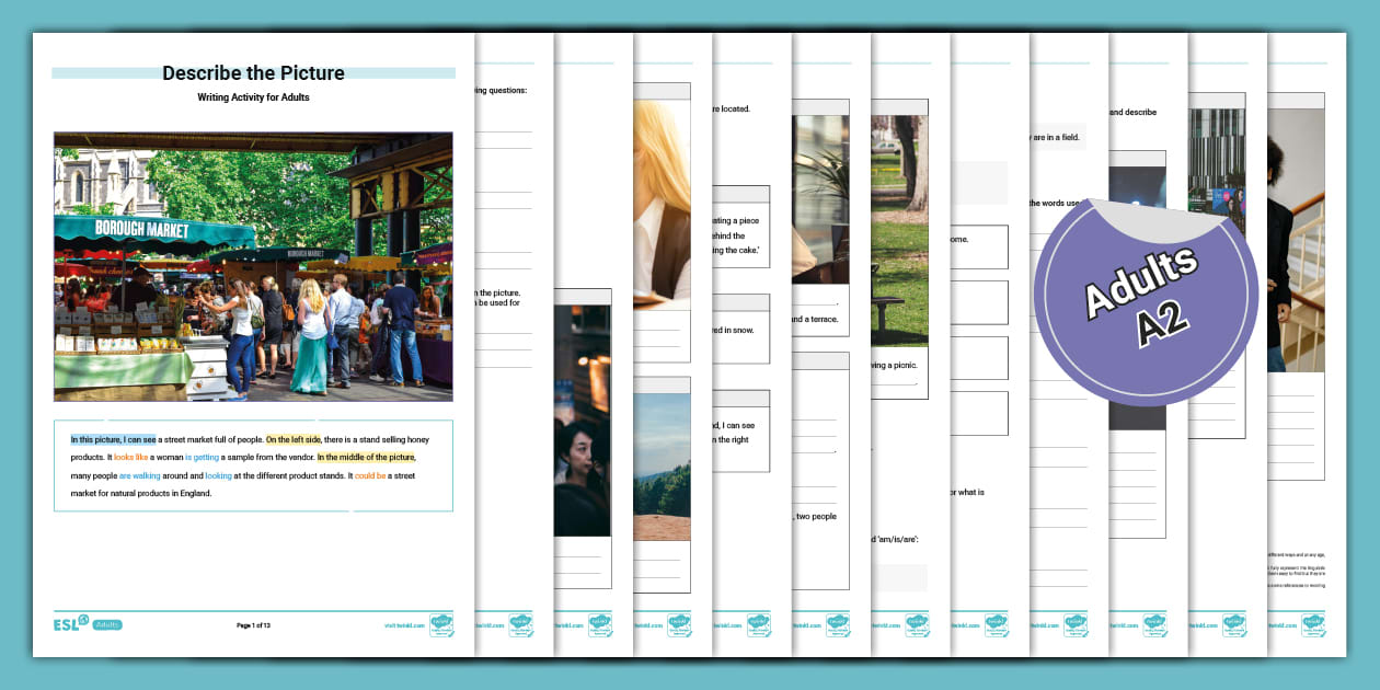 ESL Describe the Picture (creat de profesori) - Twinkl